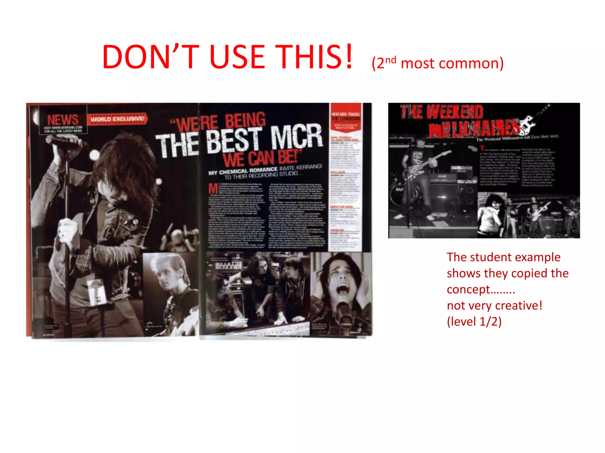 Examples of ancillary with levels | PPTX