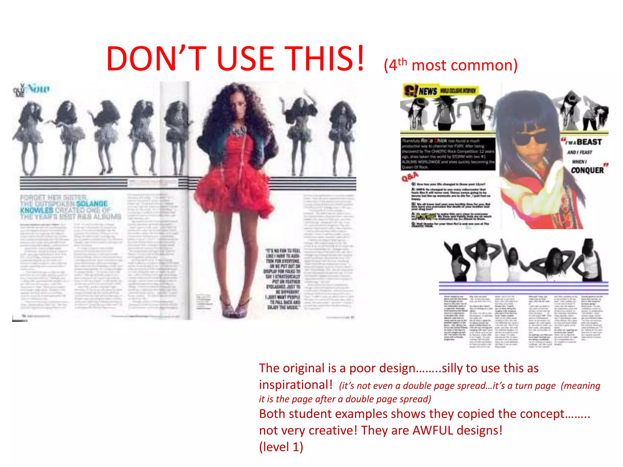 Examples of ancillary with levels | PPTX