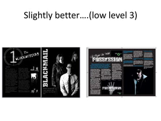 Examples of ancillary with levels | PPTX