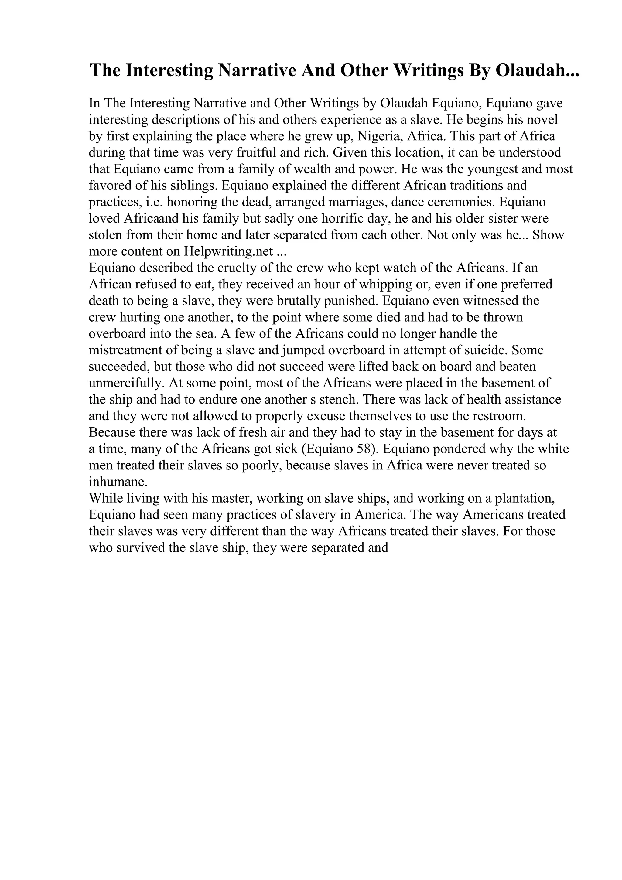 Examples Of An Introduction Paragraph For An Essay | PDF