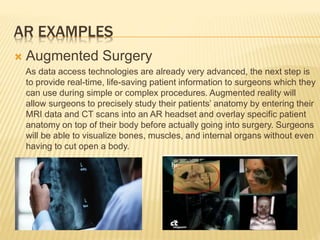 Applications of AR and VR | PPTX