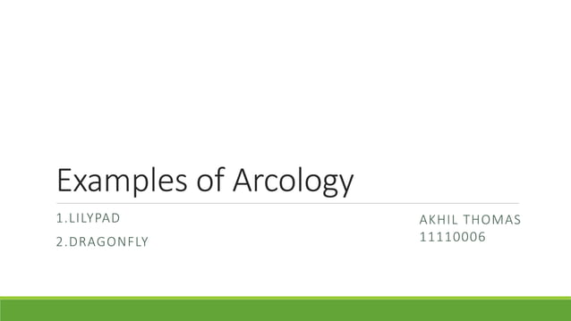Arcology | PDF | Landscaping | Home & Garden