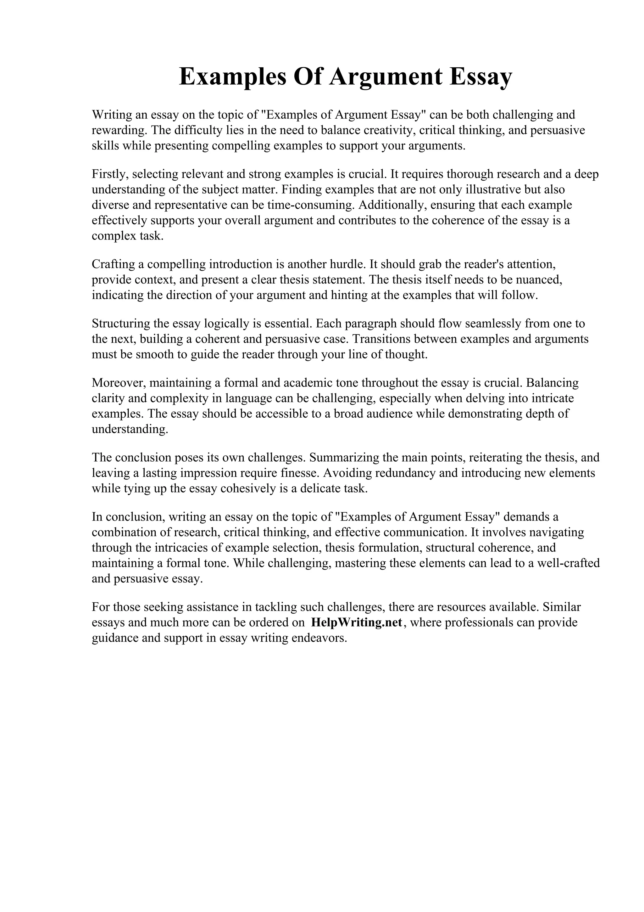 Examples Of Argument Essay.pdf