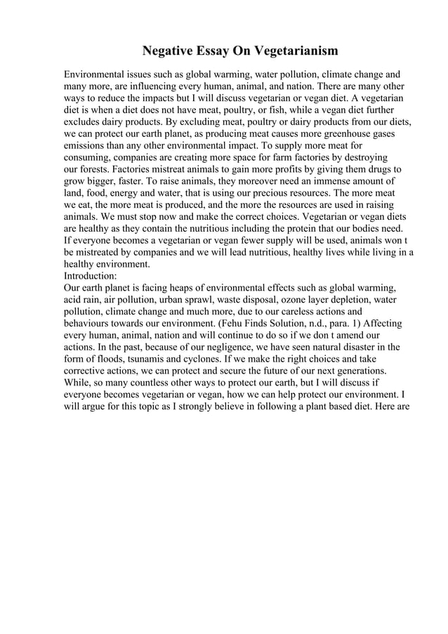 Examples Of Argument Essays | PDF