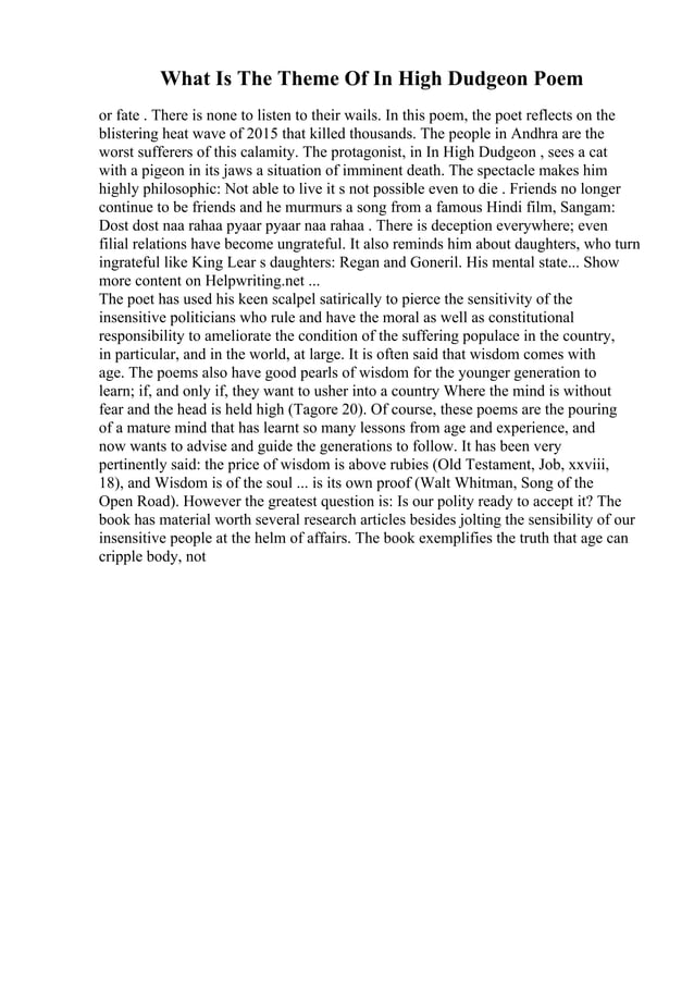 Examples Of A Satire Essay | PDF