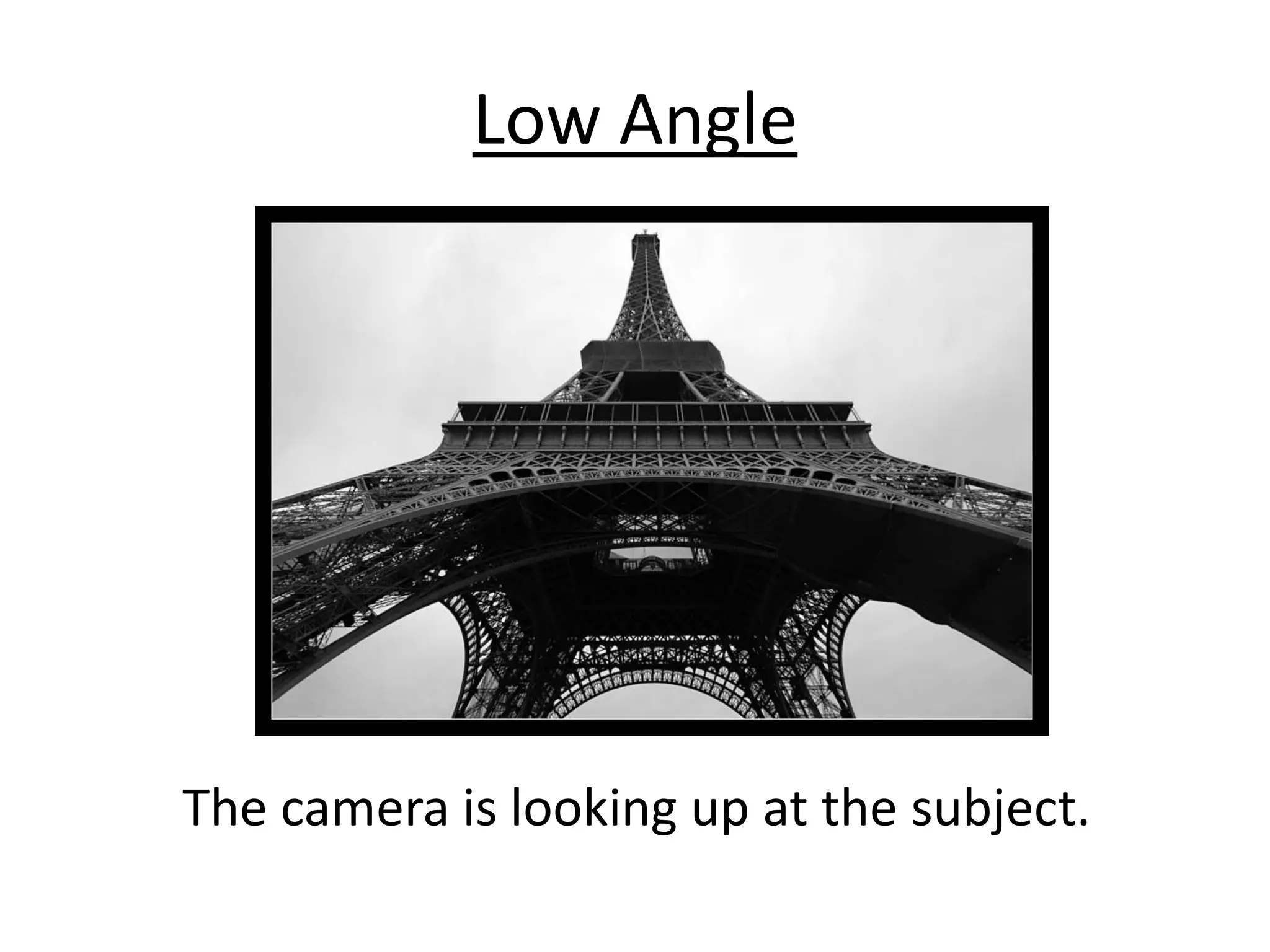 Examples of camera angles | PPTX