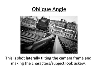 Examples of camera angles | PPTX