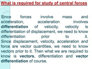 Examples Of Central Forces | PPTX