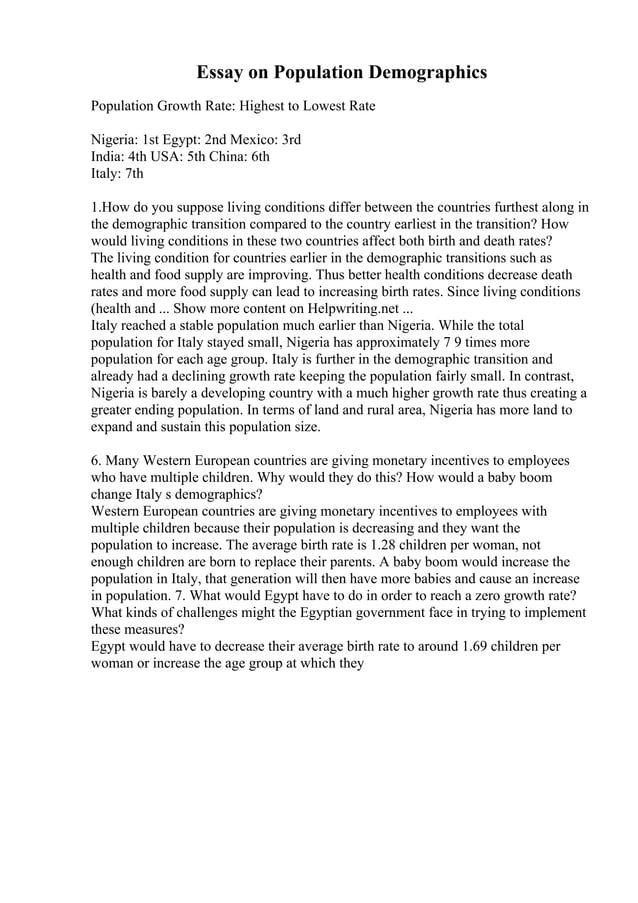 Examples Of Classification Essay | PDF