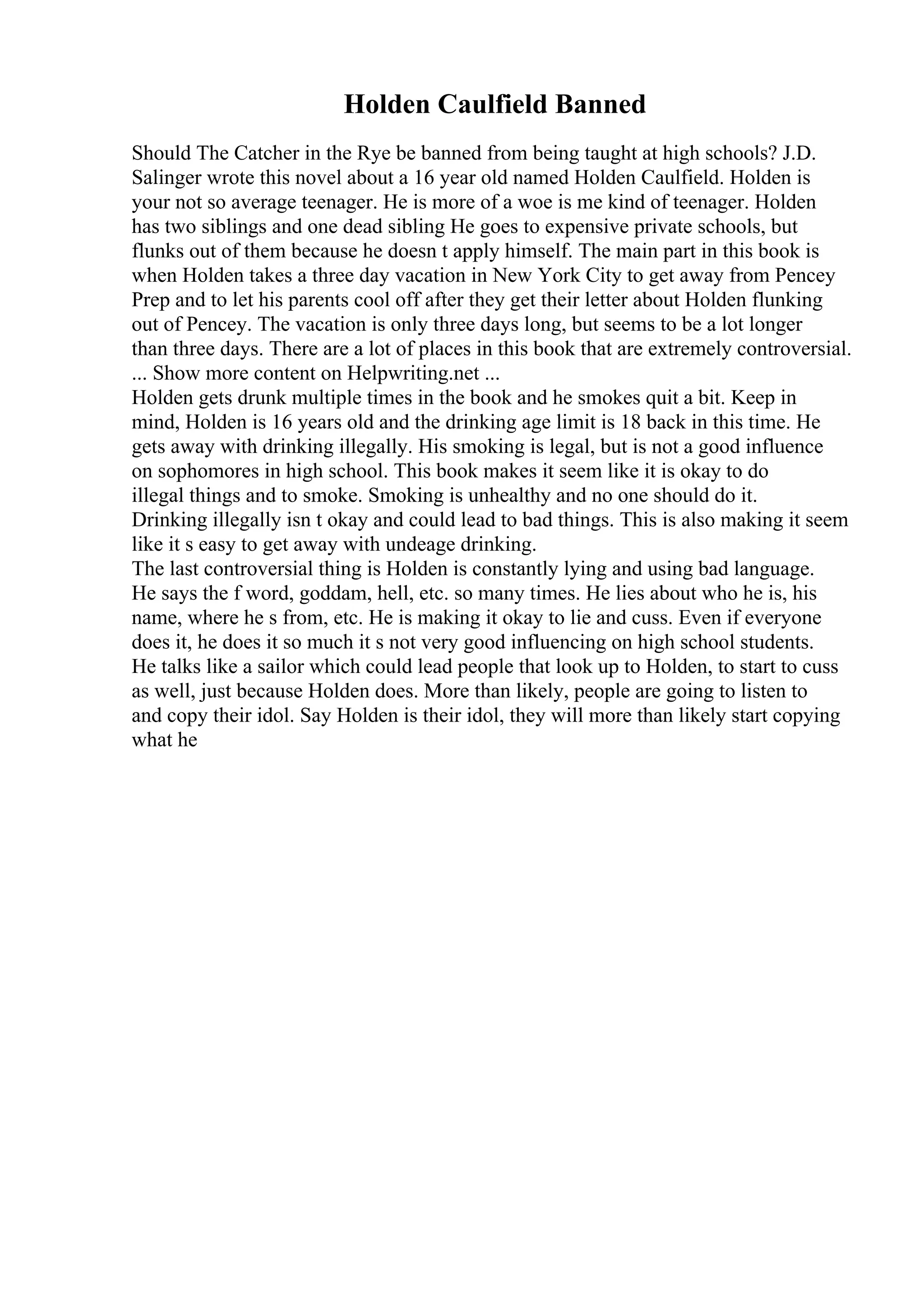 Examples Of Classification Essays | PDF