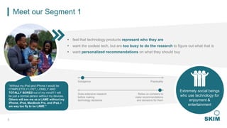 SKIM Segmentation - Examples of client deliverables | PDF