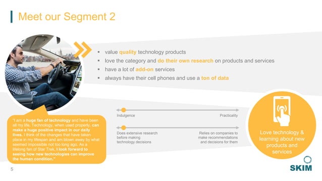 SKIM Segmentation - Examples of client deliverables | PPT