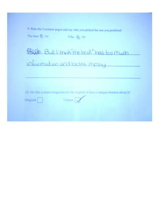 Examples of completed questionaires | PPT