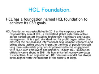 Examples of corporate social responsibility of large organizations ...