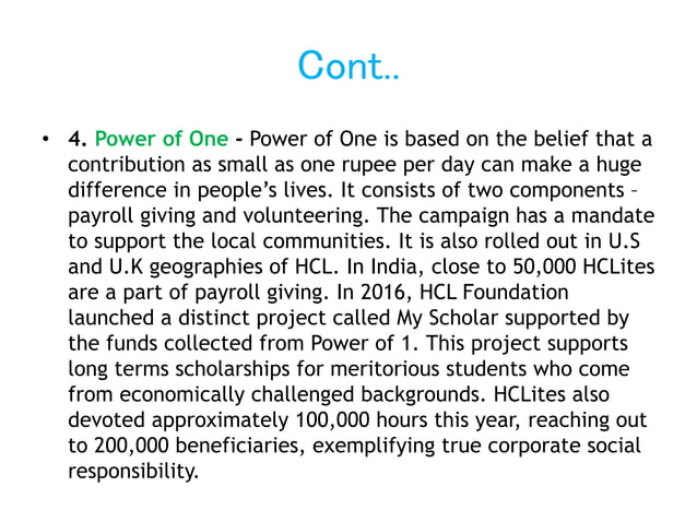 Examples of corporate social responsibility of large organizations ...