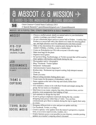 Examples of Meaningful Ways to Organize a Study Trip | PDF