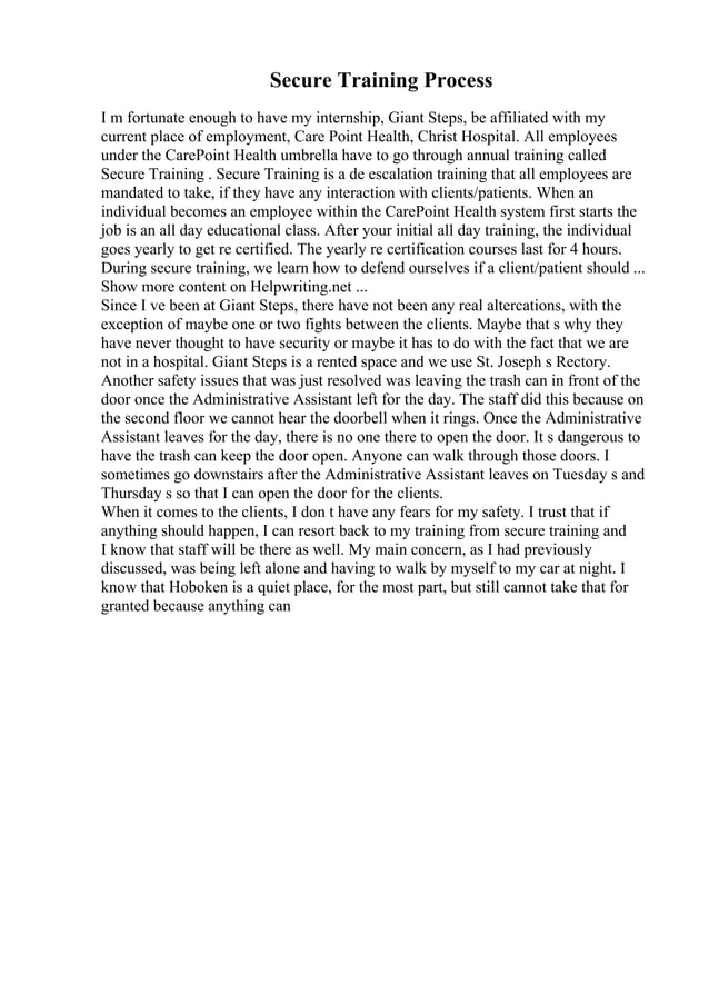 Examples Of Critical Appraisal Essays | PDF