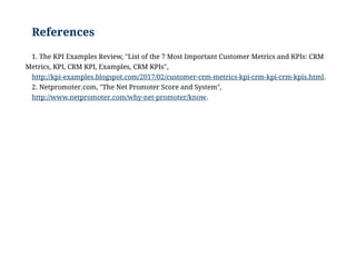 Examples of Customer Metrics and KPIs: CRM Metrics, KPI, CRM KPI ...