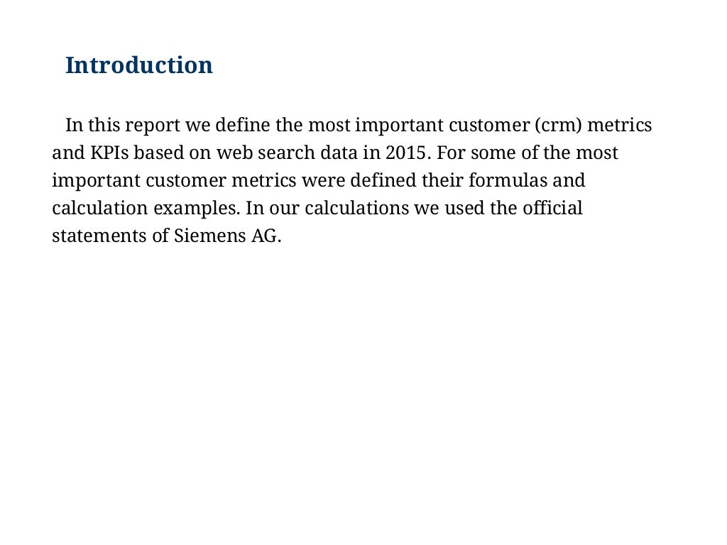 Examples of Customer Metrics and KPIs: CRM Metrics, KPI, CRM KPI, Exa…