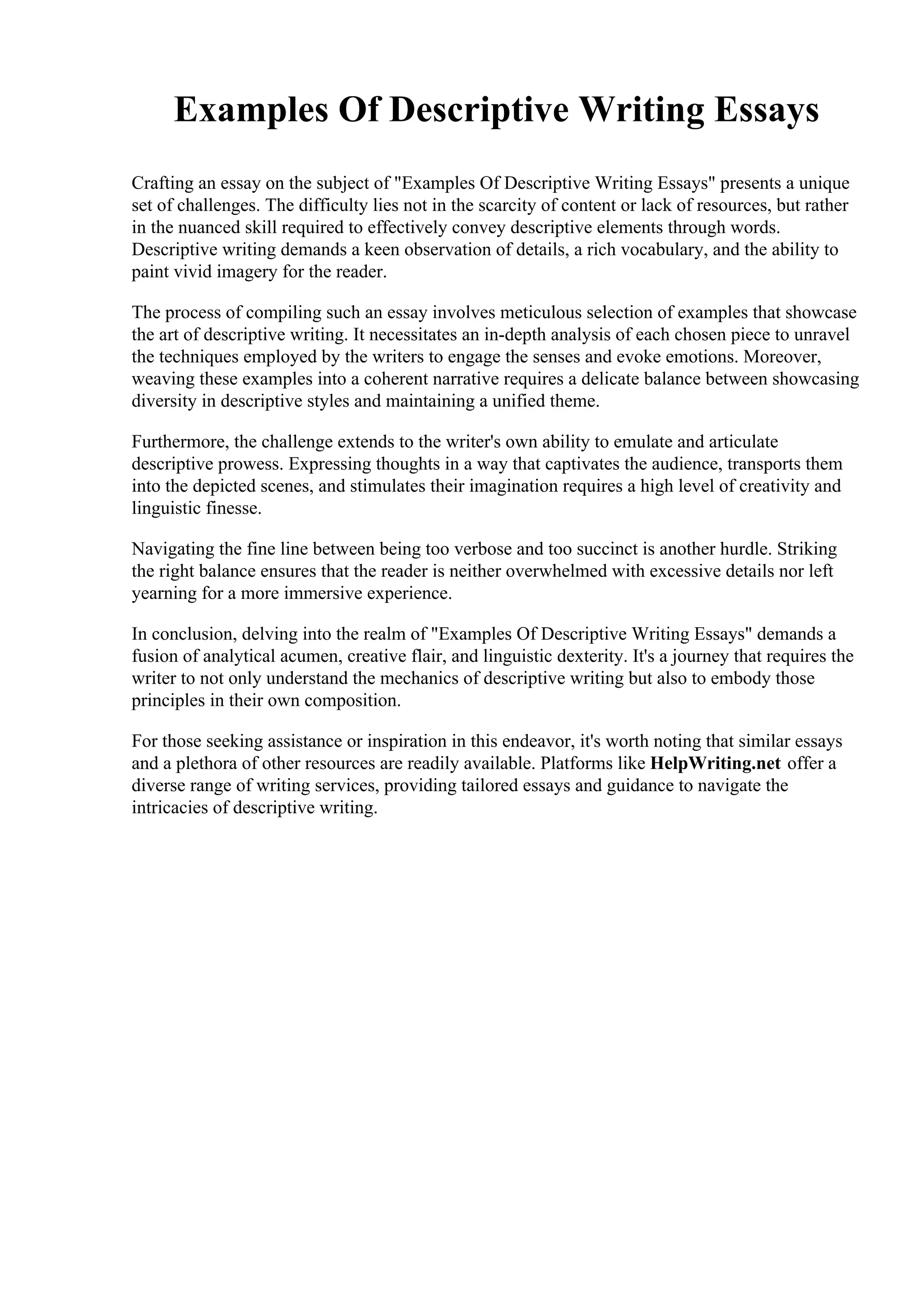 Examples Of Descriptive Writing Essays.pdf