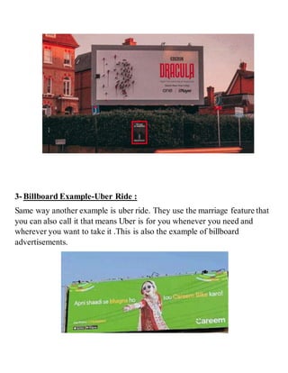 Different kind of advertisements | DOCX | Advertising Industry | Industries