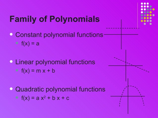 Examples of different polynomial graphs | PPT