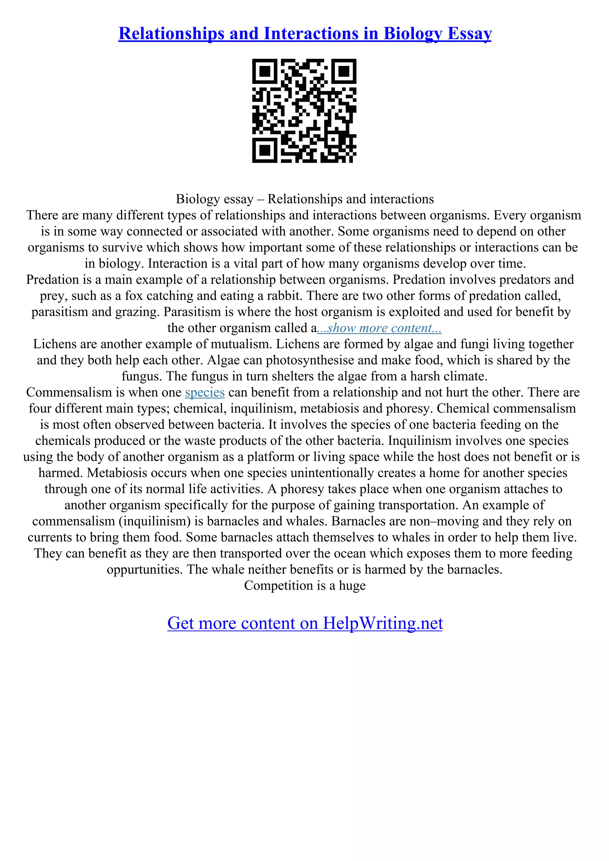 Examples Of Different Types Of Essays | PDF