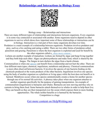 Examples Of Different Types Of Essays | PDF