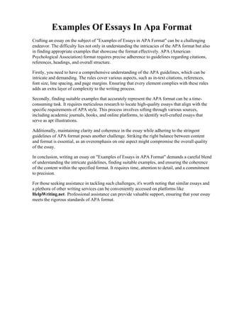 Examples Of Essays In Apa Format.pdf
