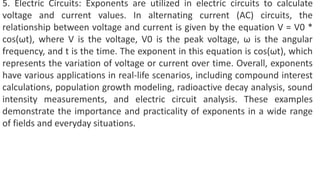 Examples of Exponents Based on Real Life Applications.pptx