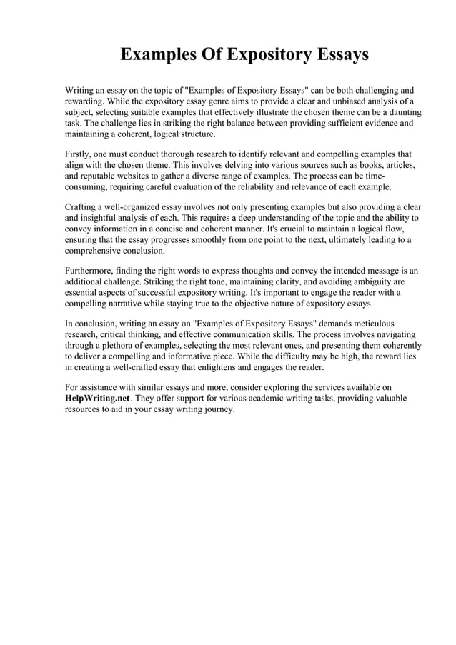 Examples Of Expository Essays.pdf