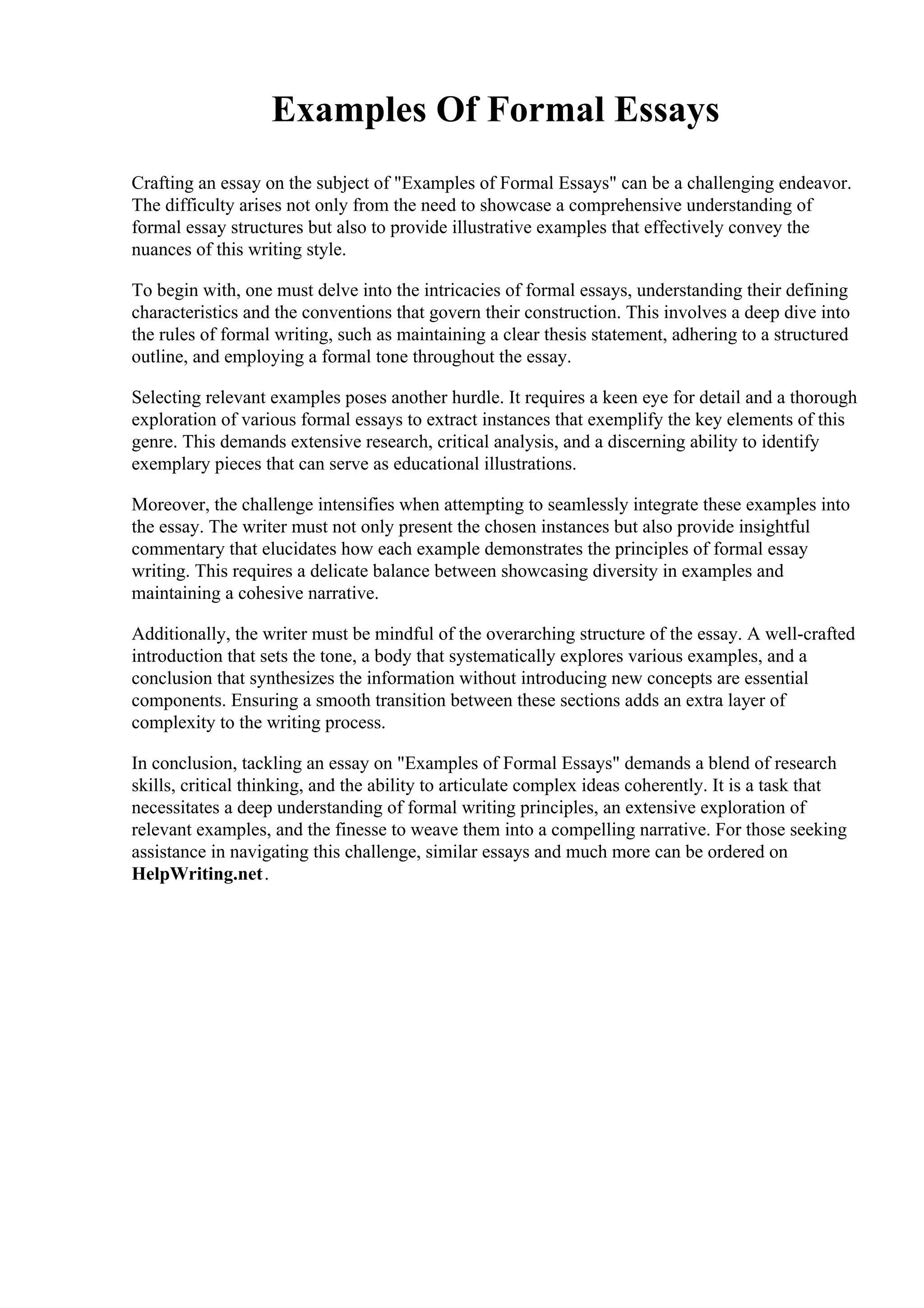 Examples Of Formal Essays.pdf