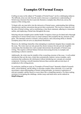 Examples Of Formal Essays.pdf