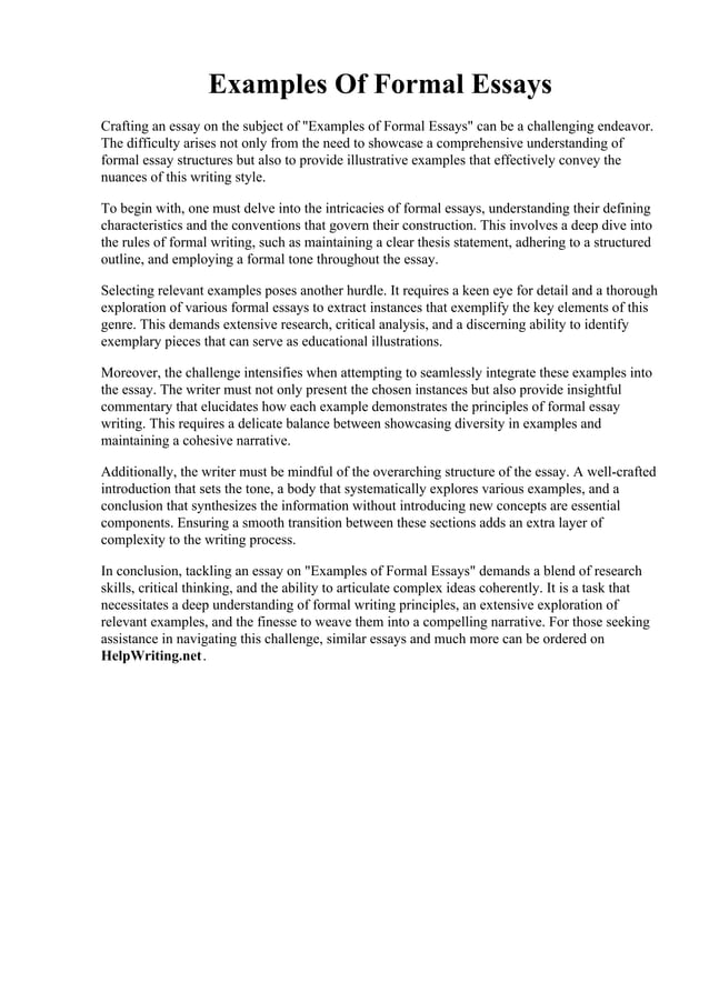 Examples Of Formal Essays.pdf