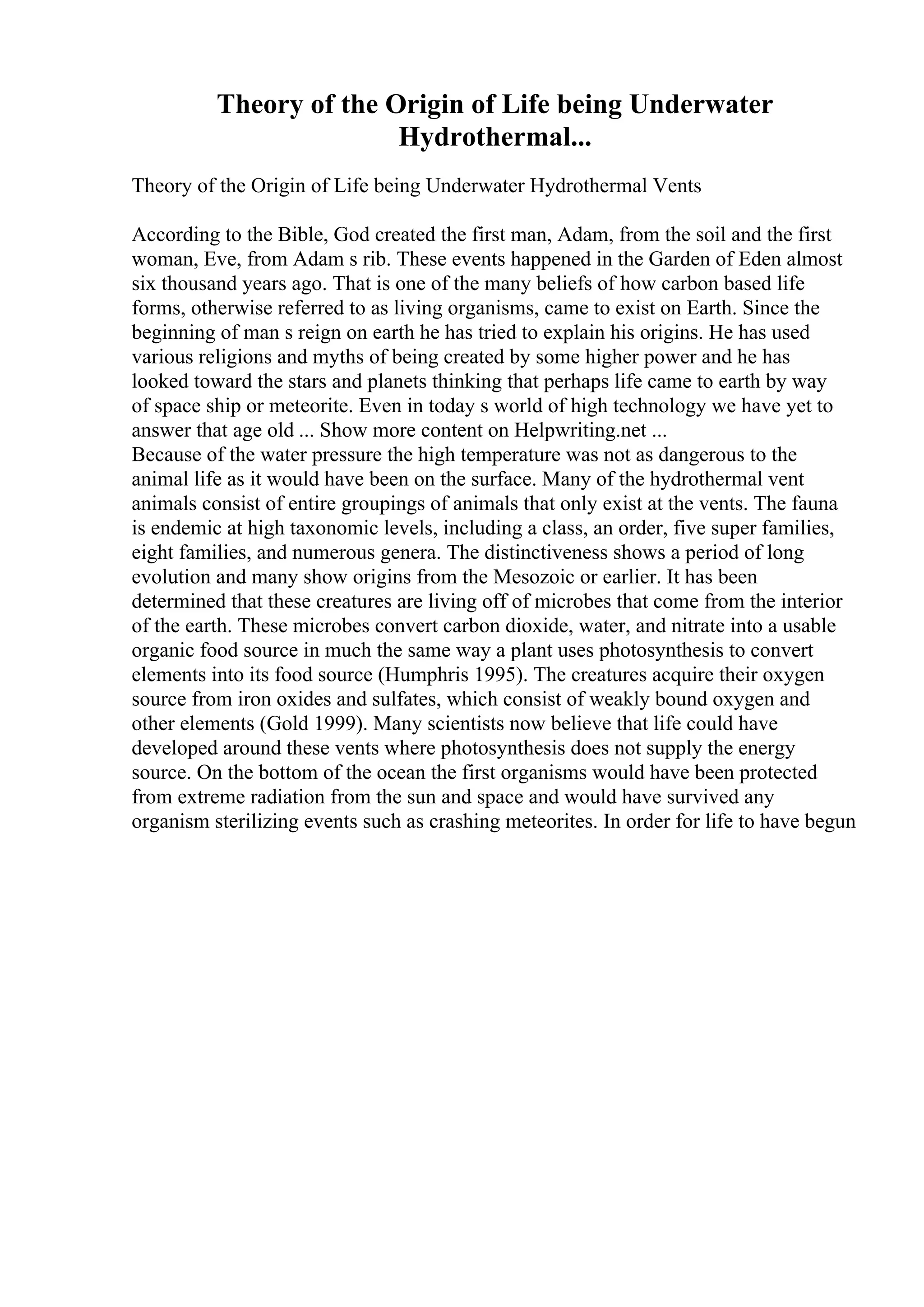 Examples Of History Essays | PDF