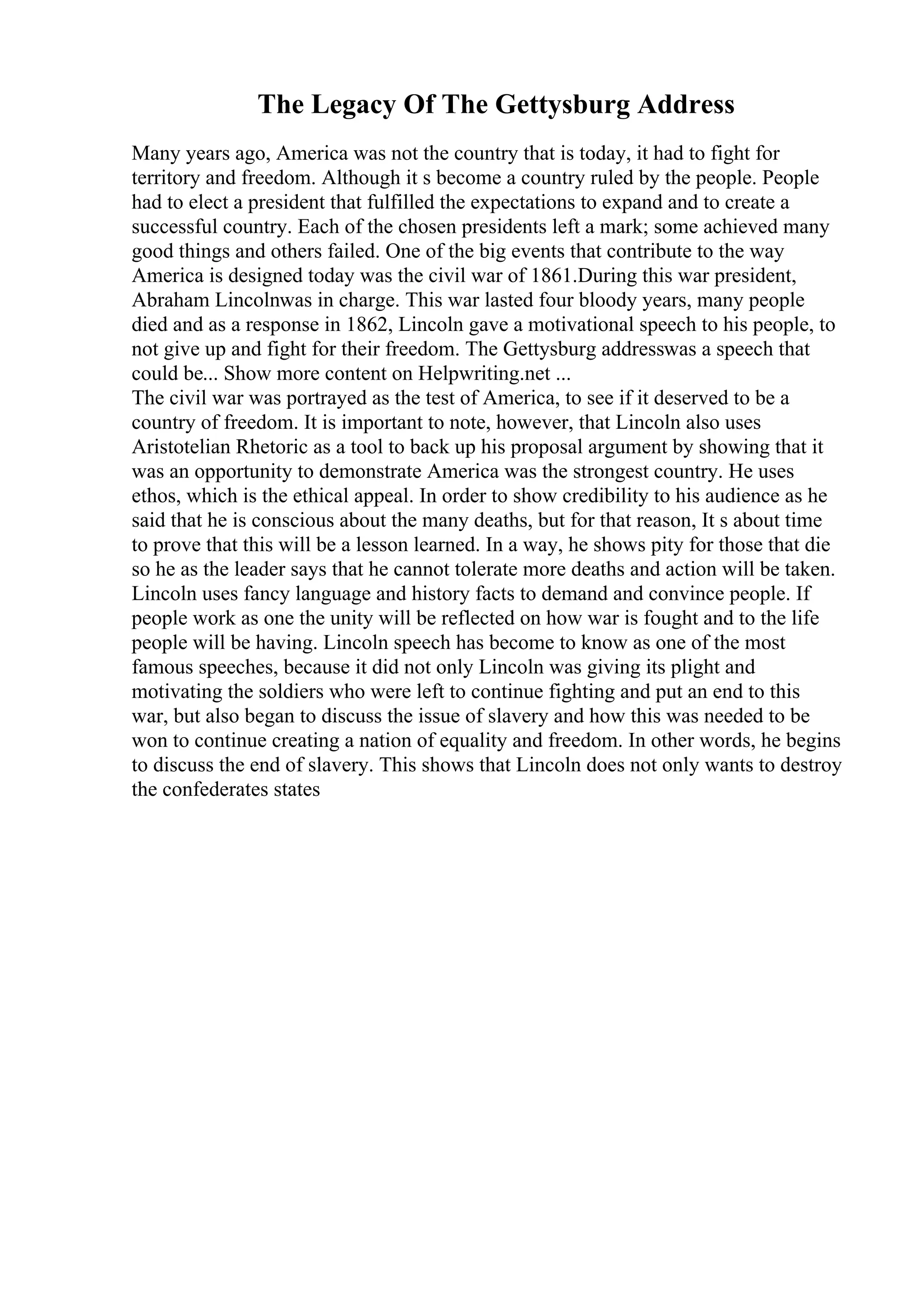 Examples Of History Essays | PDF