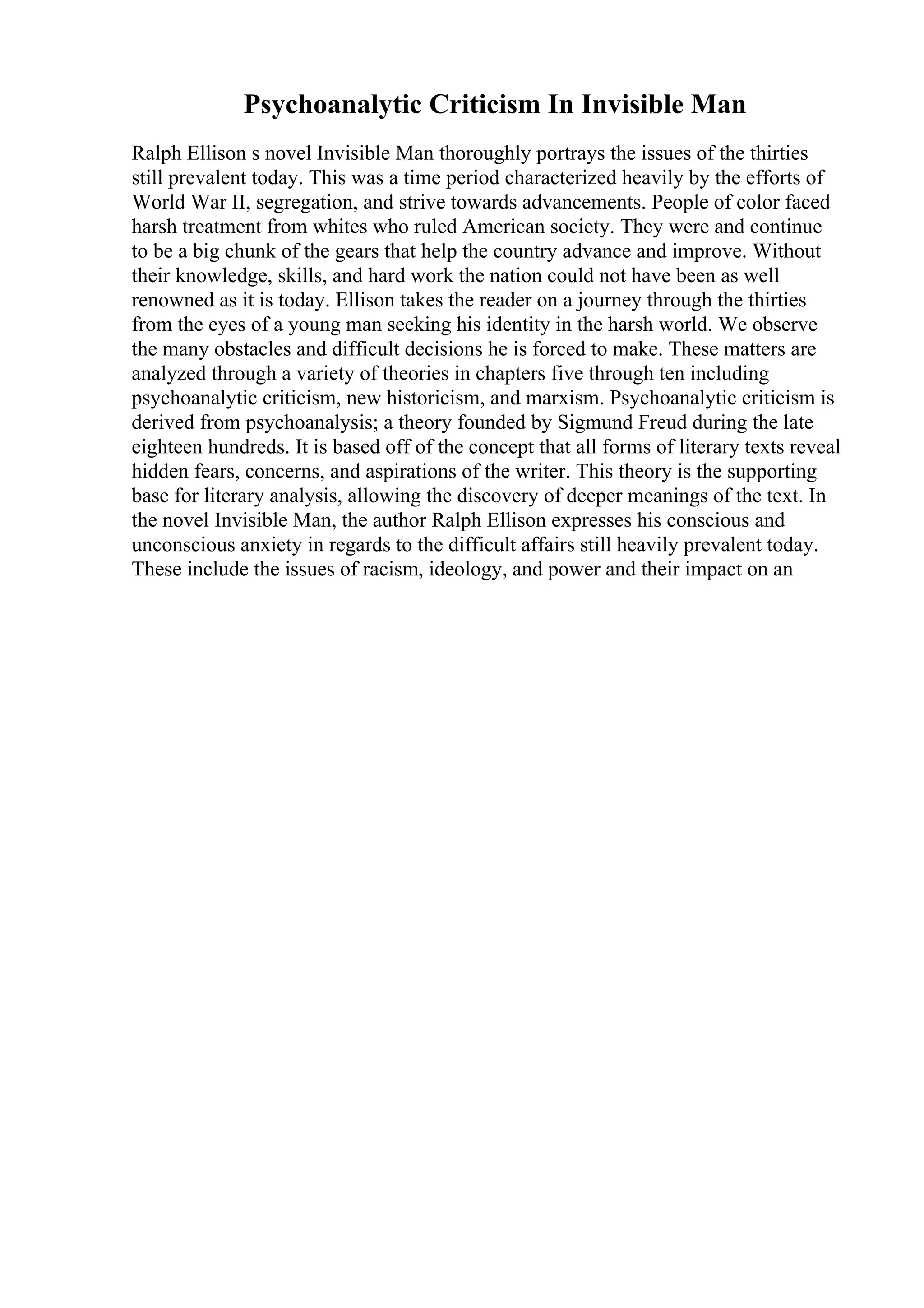 Examples Of History Essays | PDF