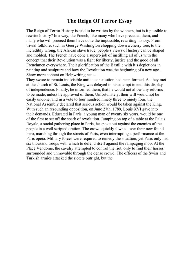 Examples Of History Essays | PDF