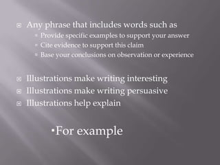 Examples of illustration essay | PPTX