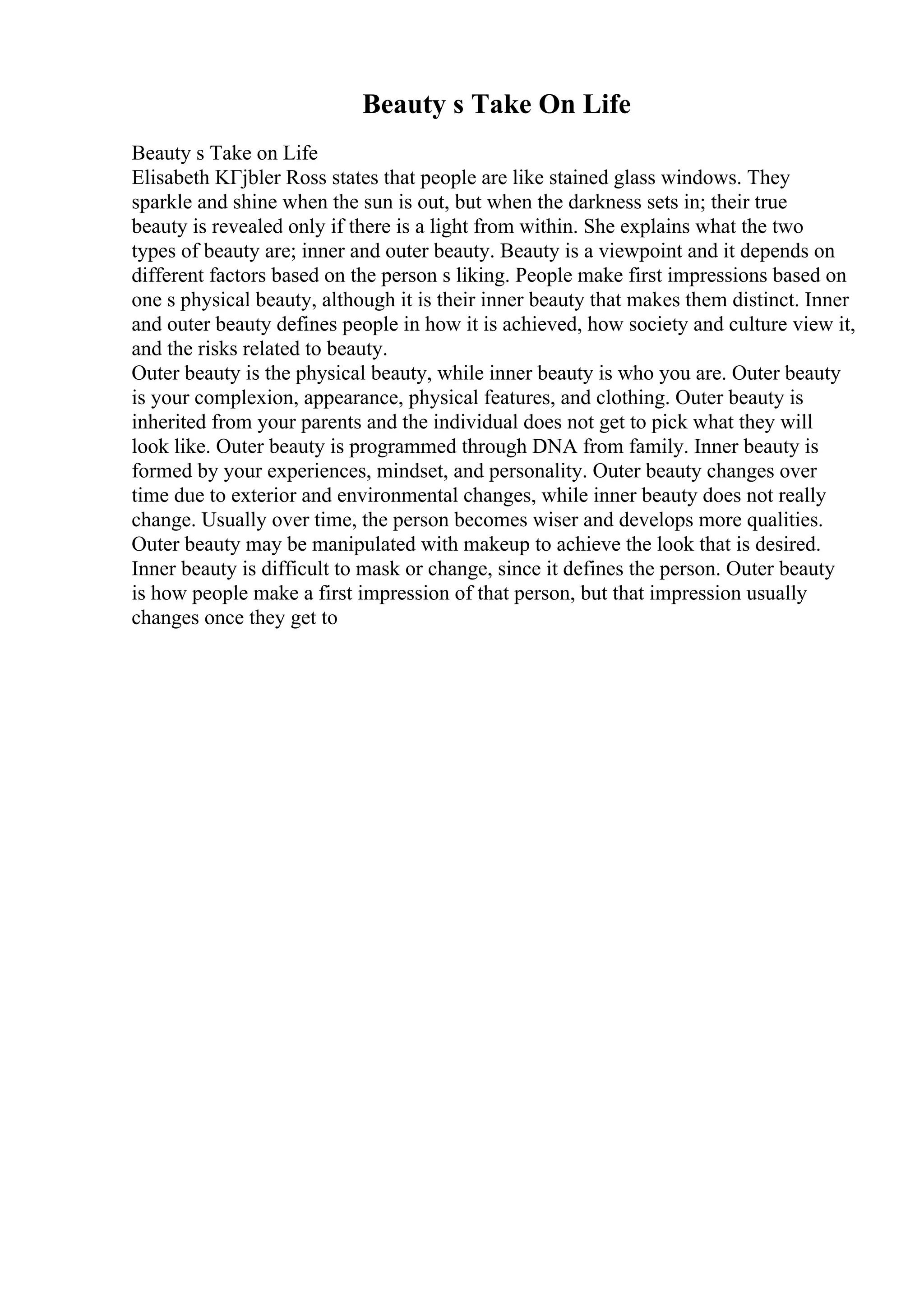 Examples Of Informal Essays | PDF