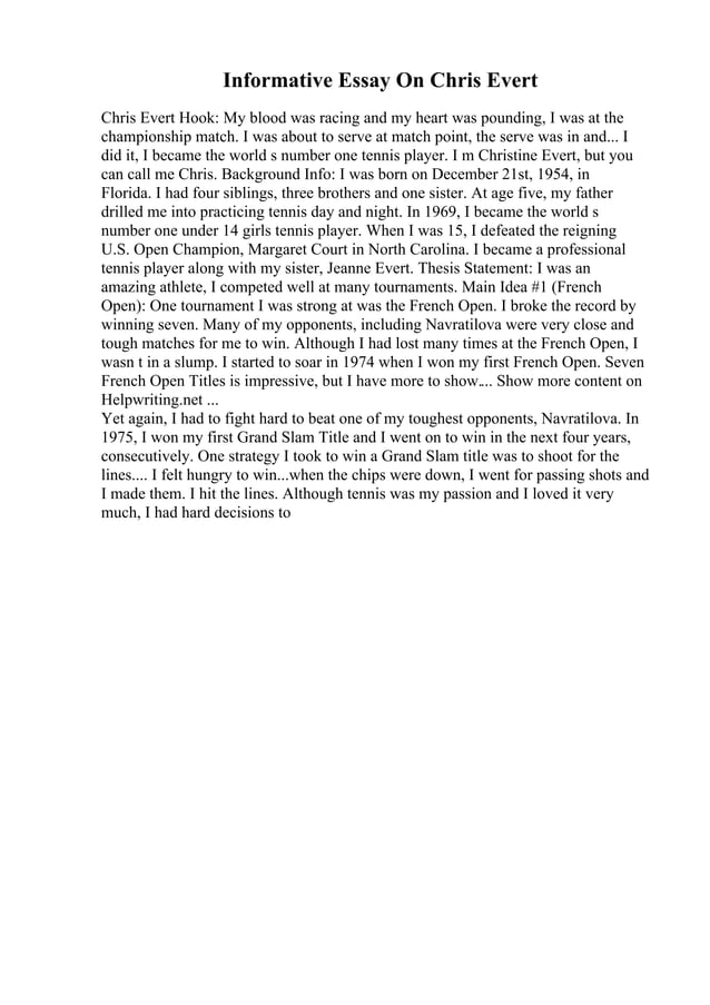 Examples Of Informal Essays | PDF