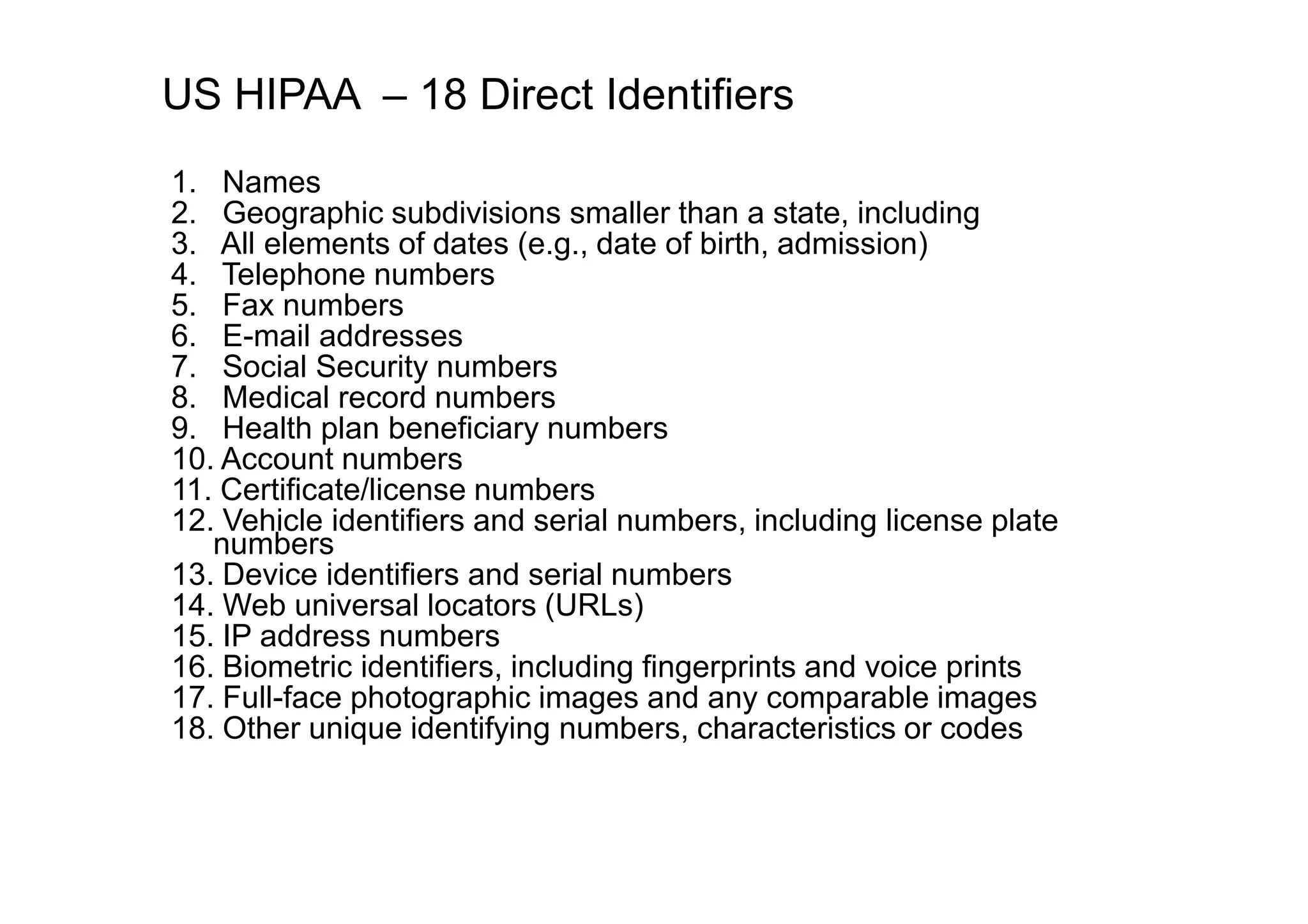 Examples of international privacy legislation | PDF