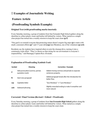 📰 Examples of Journalistic Writing.docx