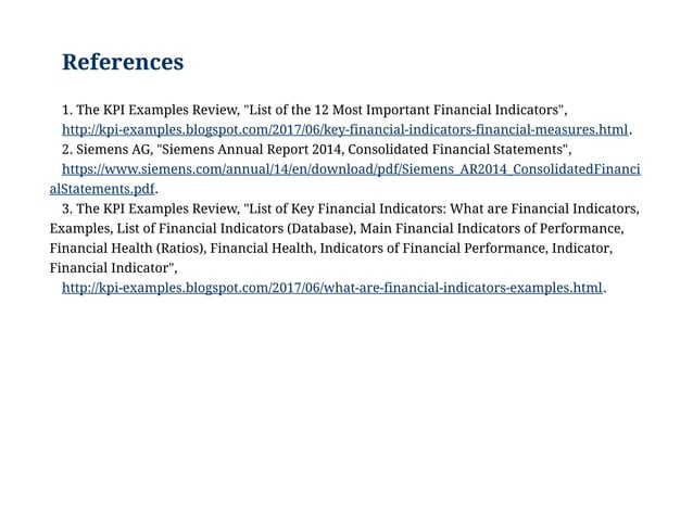 Examples of Key Financial Indicators: What are Financial Indicators ...