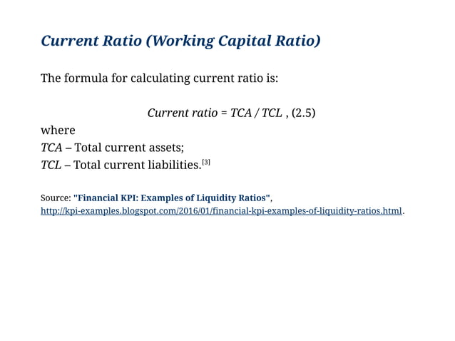 Examples of Key Financial Performance Indicators: Financial KPI ...
