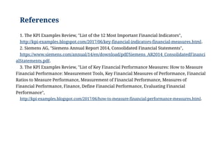 Examples of Key Financial Performance Measures: How to Measure Financial Performance ...