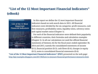 Examples of Key Financial Performance Measures: How to Measure ...