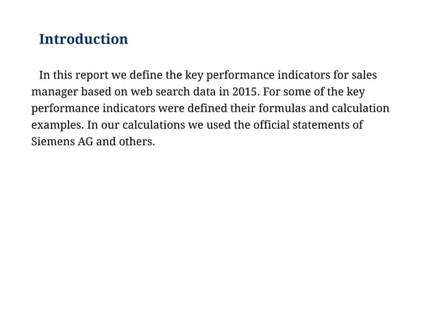 Examples of Key Performance Indicators for Sales Manager: KPI Examples ...