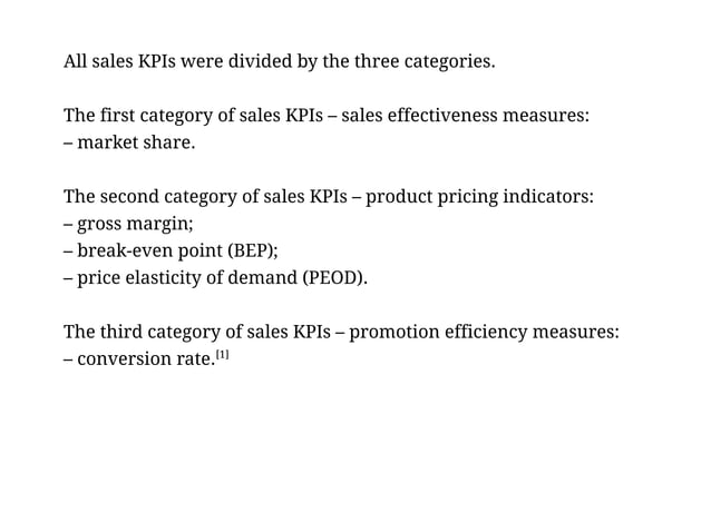 Examples of Key Performance Indicators for Sales Manager: KPI Examples ...