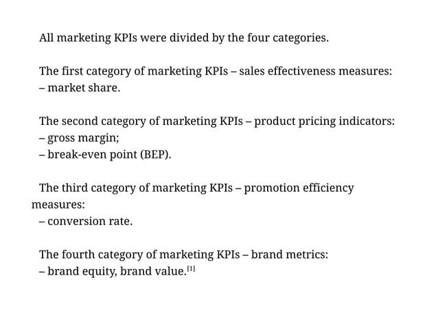 Examples of KPI for Marketing: KPI Examples for Marketing, KPI for ...